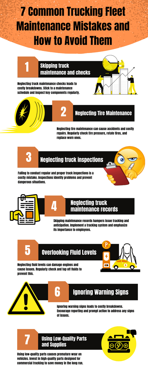 Avoid These 7 Costly Mistakes in Trucking Fleet Maintenance: Insights from SimplyFleet